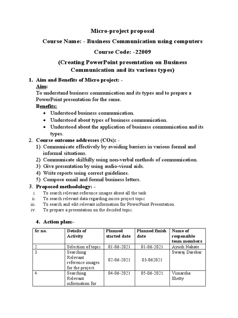 ANNEXURE 1 BCC Microproject Group 2 If Semester-2 | PDF | Communication | Computer Engineering