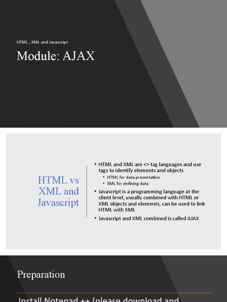 Ajax Module | PDF