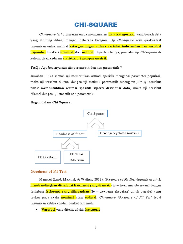 Chi-Square & INTERPRETASI | PDF | Metode & Bahan Ajar | Teknologi ...