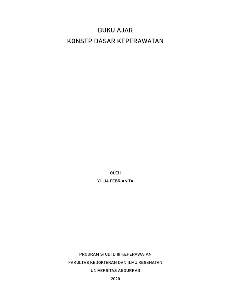 Buku Ajar KDK 2020 Cov | PDF