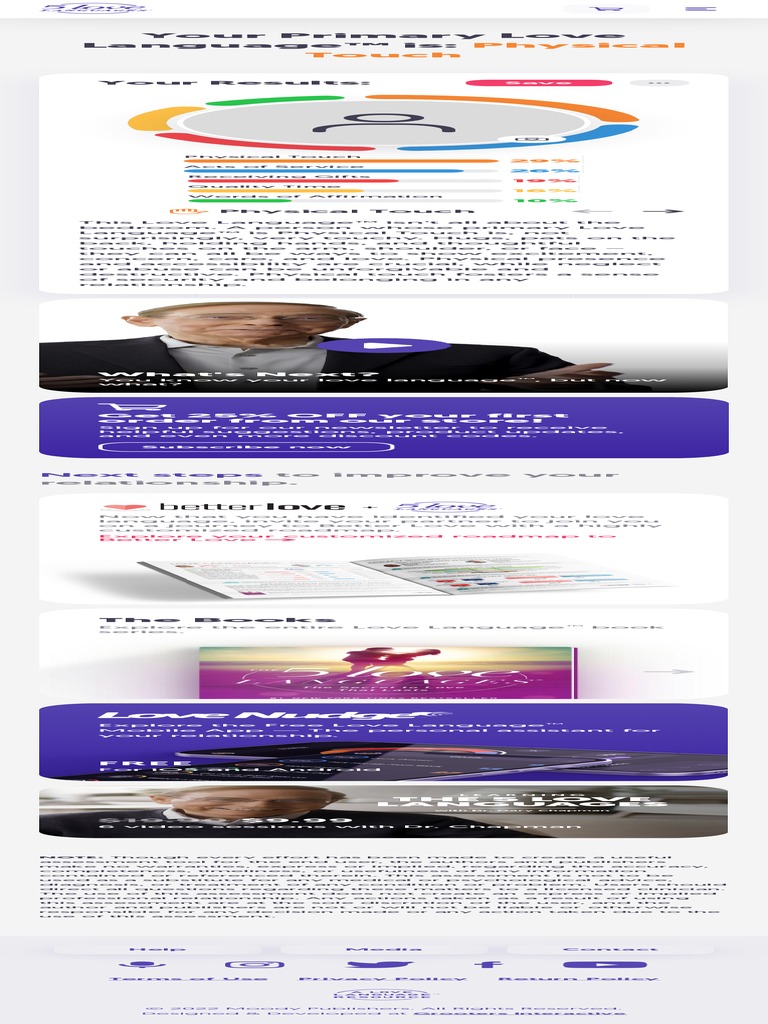 Discover Your Love Language - The 5 Love Languages® 2 | PDF | Computing