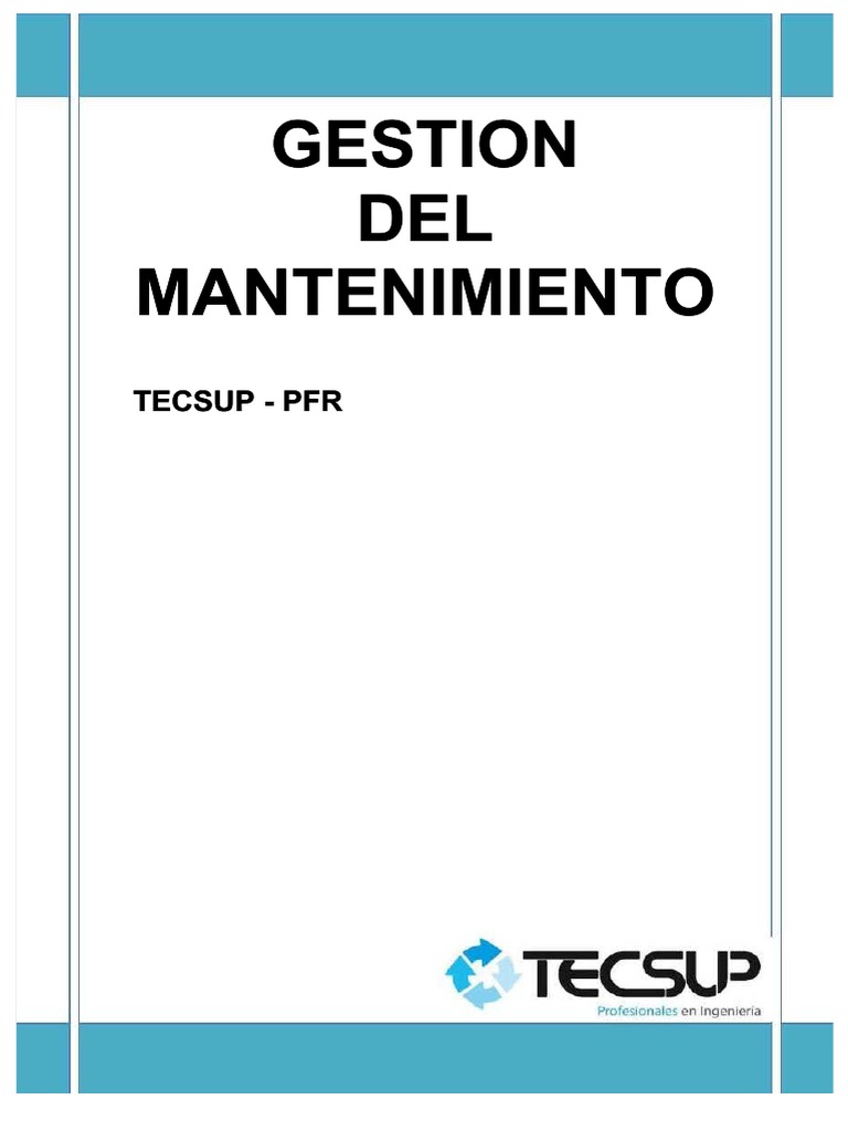 Gestion Del Mantenimiento | PDF | Producción y fabricación | Negocios económicos