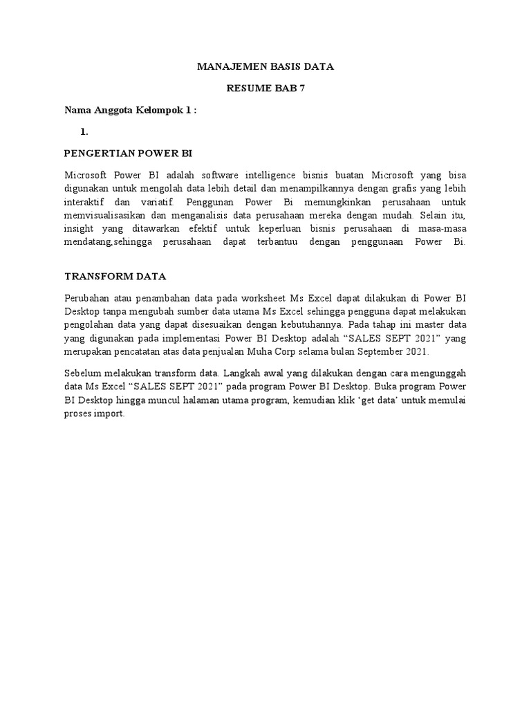 Resume MBD Bab 7 | PDF