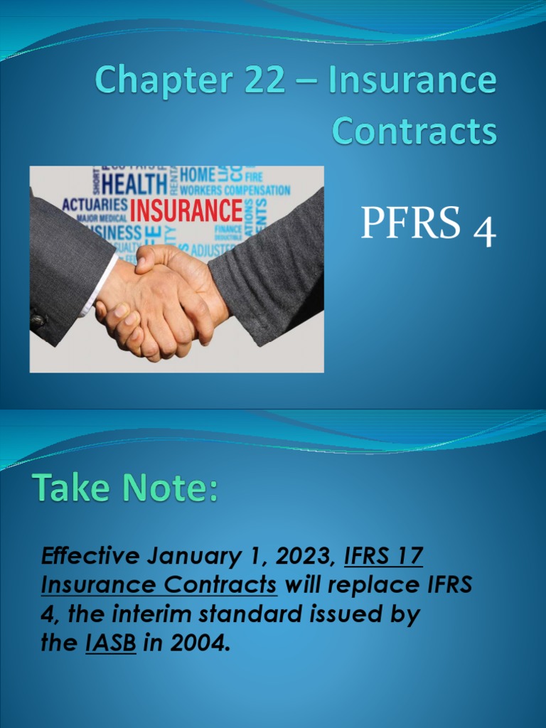 Chapter 22 Insurance Contracts | PDF