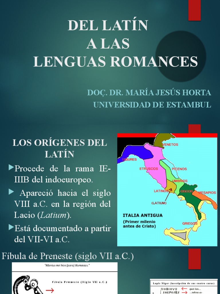 Del Latín A Las Lenguas Romances | PDF | latín | Biblia