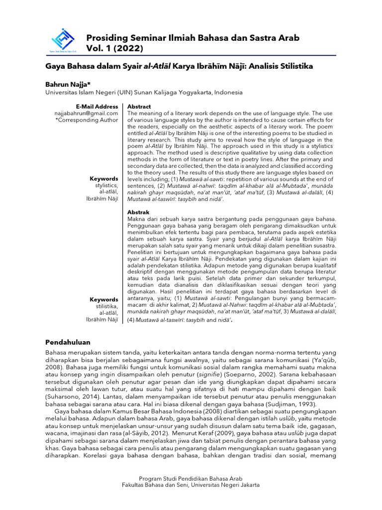 Bahrun Najja 9-18 | PDF