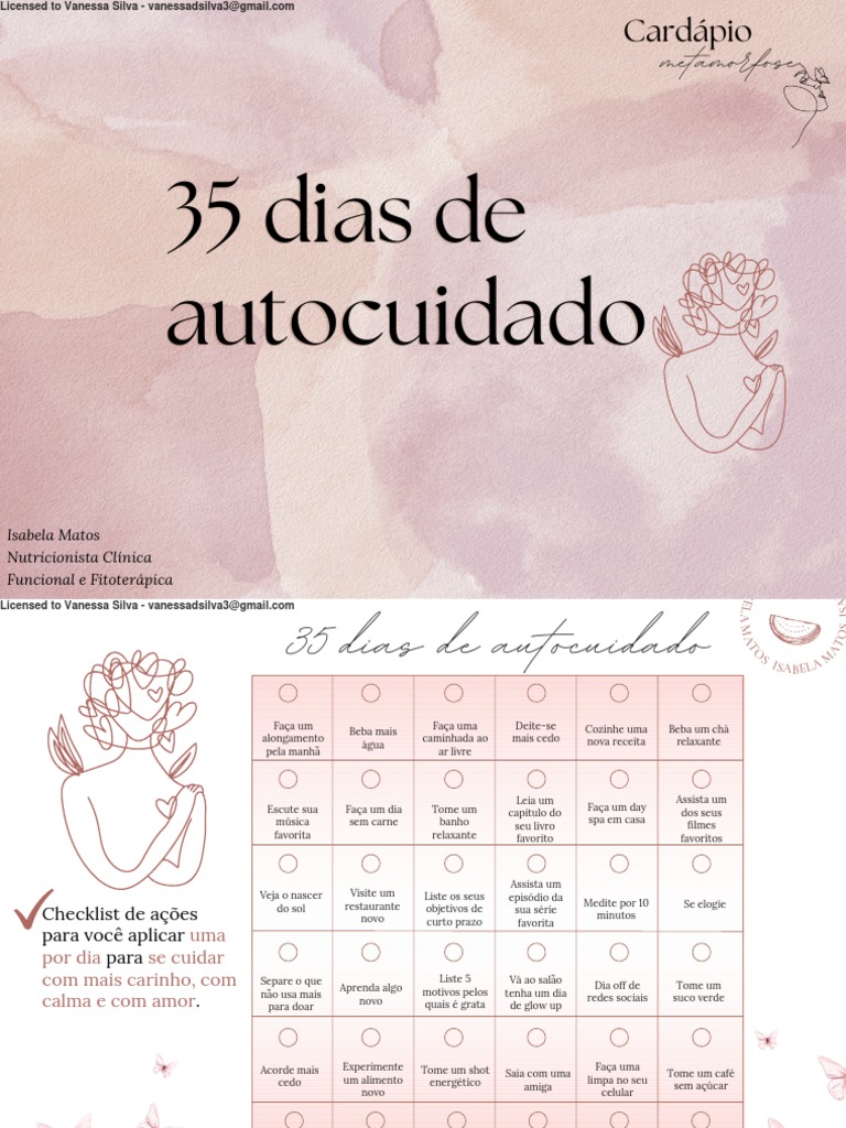 35 Dias de Autocuidado | PDF