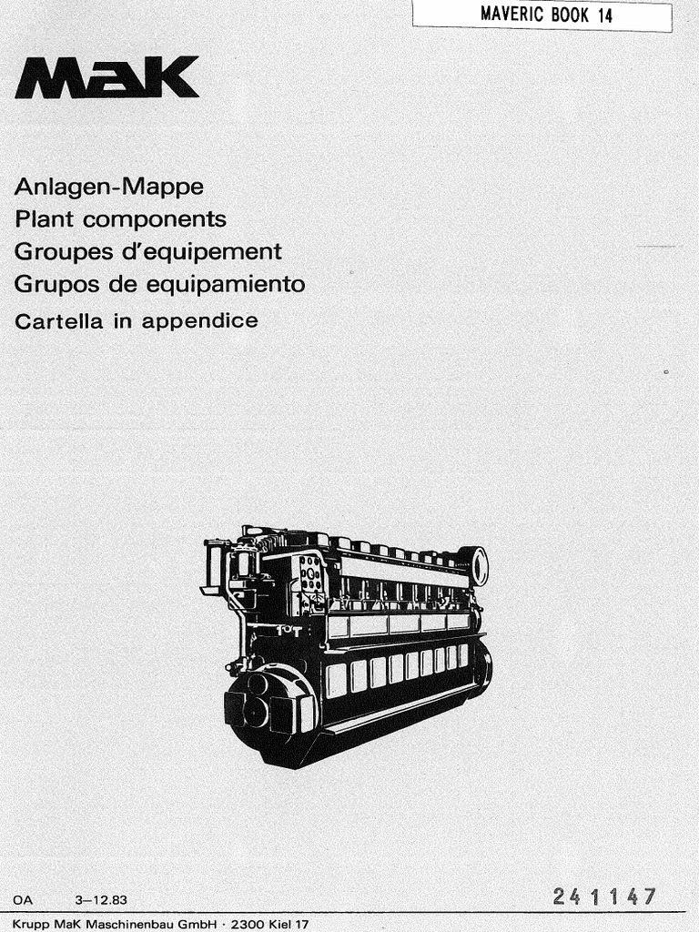 04 - 1035 MAK Plant Components | PDF