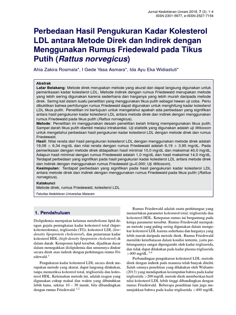 Article LDL HDL | PDF