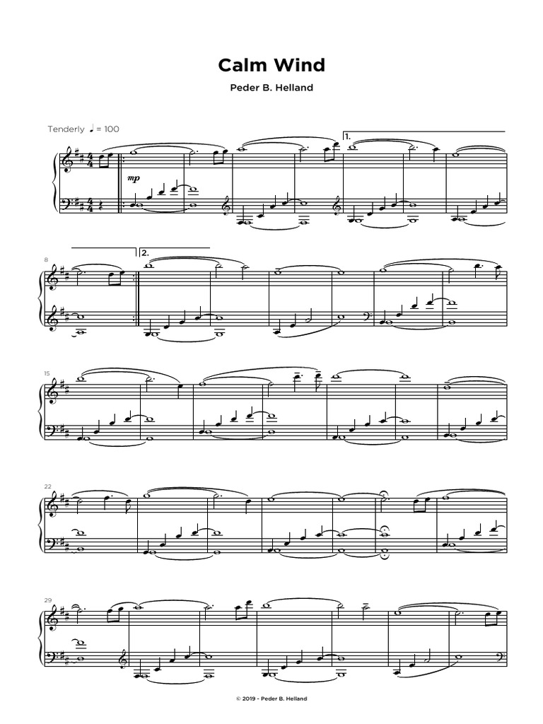 Calm Wind - Peder B. Helland | PDF