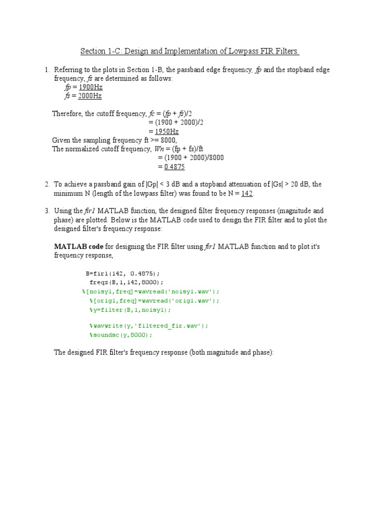 Matlab Audio SNR MSE | PDF Matlab Audio SNR MSE | PDF