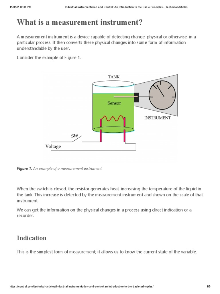 Industrial Instrumentation and Control - An Introduction To The Basic ...