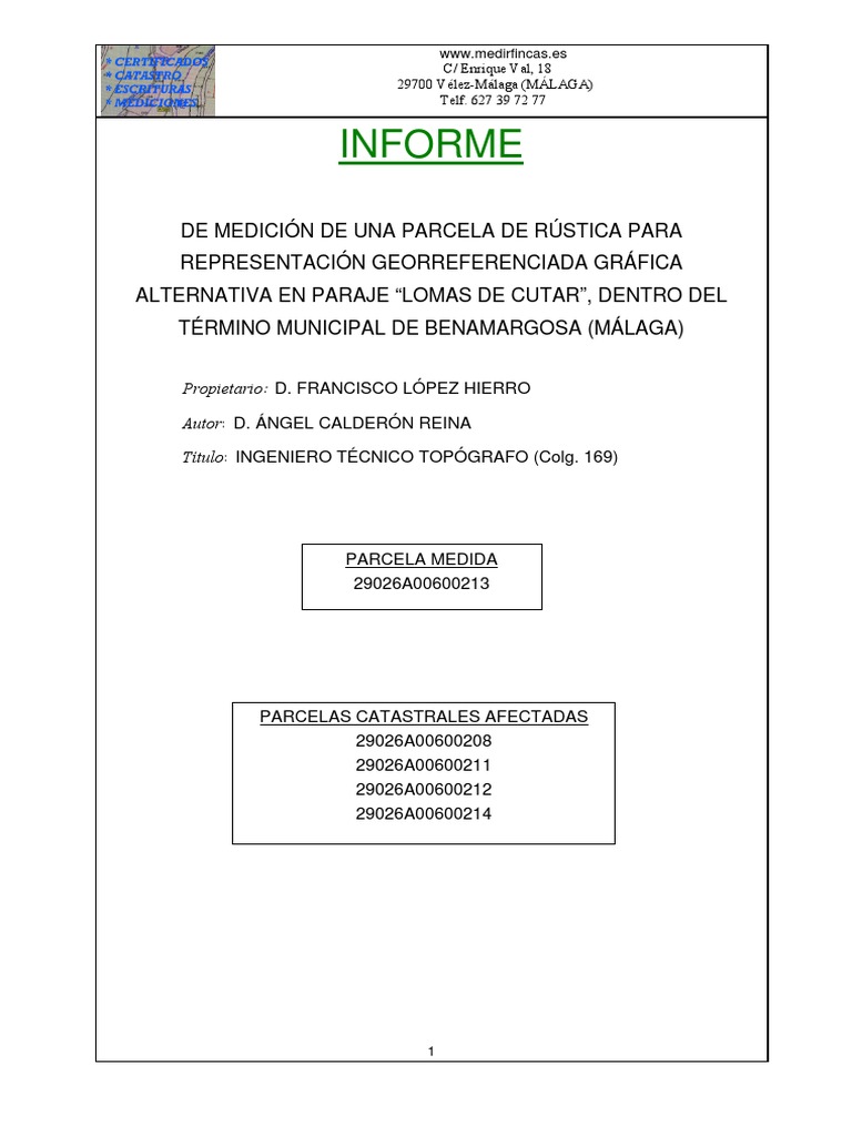 Informe Validación | PDF