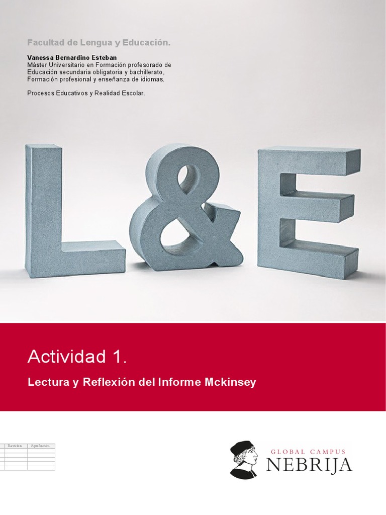 Informe Mckinsey | PDF | Método de enseñanza | Cognición