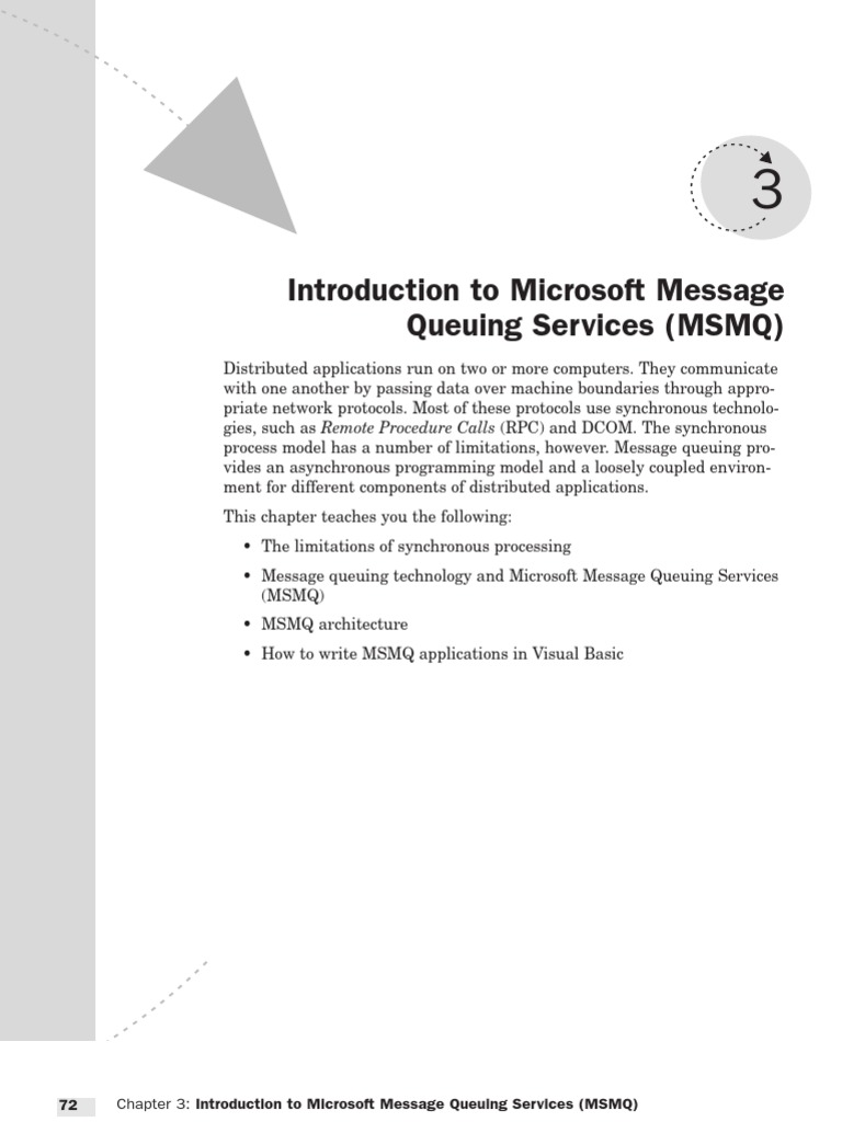 Introduction To MSMQ | PDF | Component Object Model | Message Passing