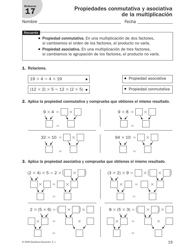 Comparto 'Refuerzo Matemáticas 4' Con Usted | PDF | Multiplicación | Aritmética