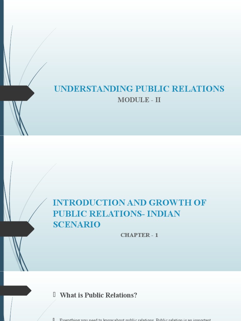 Understanding Public Relations | PDF | Public Relations | Mergers And Acquisitions