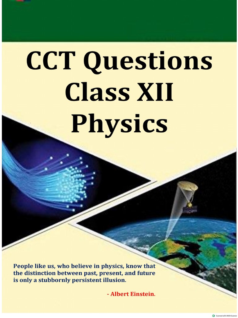 CCT Question Bank Science Domain - Class XII | PDF