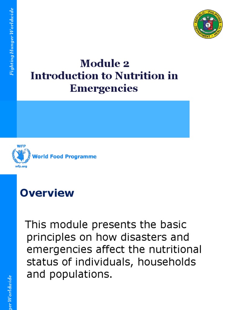 Module 2 Introduction To NiE PPT Revised | PDF | Malnutrition | Hunger