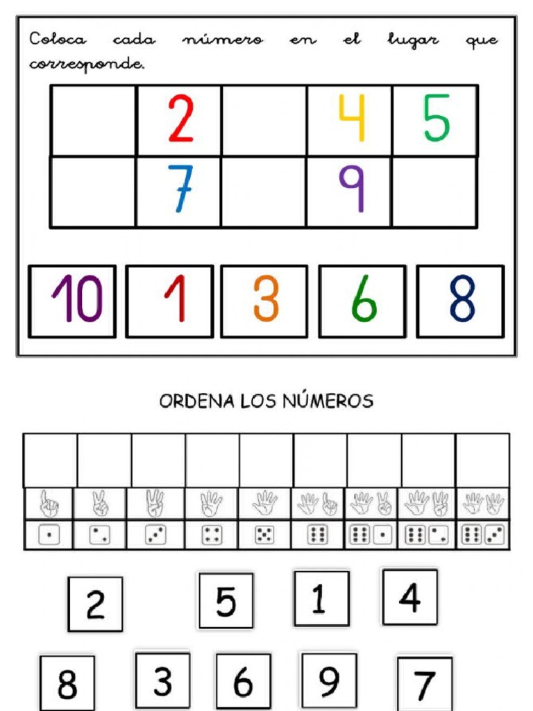 Numeros Del 1 Al 10 - Jesus | PDF