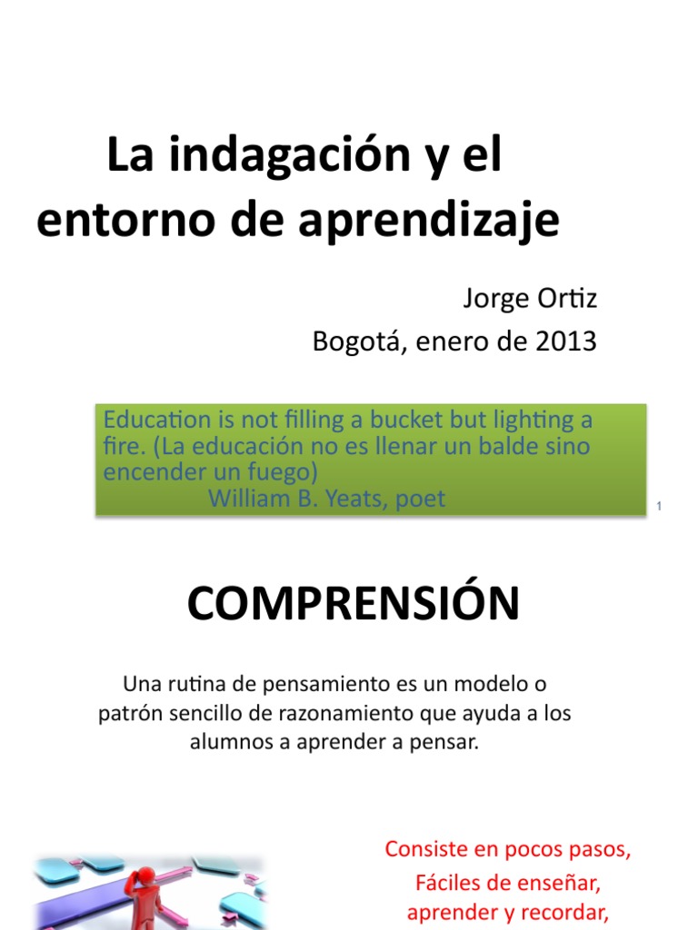 Rutinas de Pensamiento en Indagación | PDF | Pensamiento | Aprendizaje