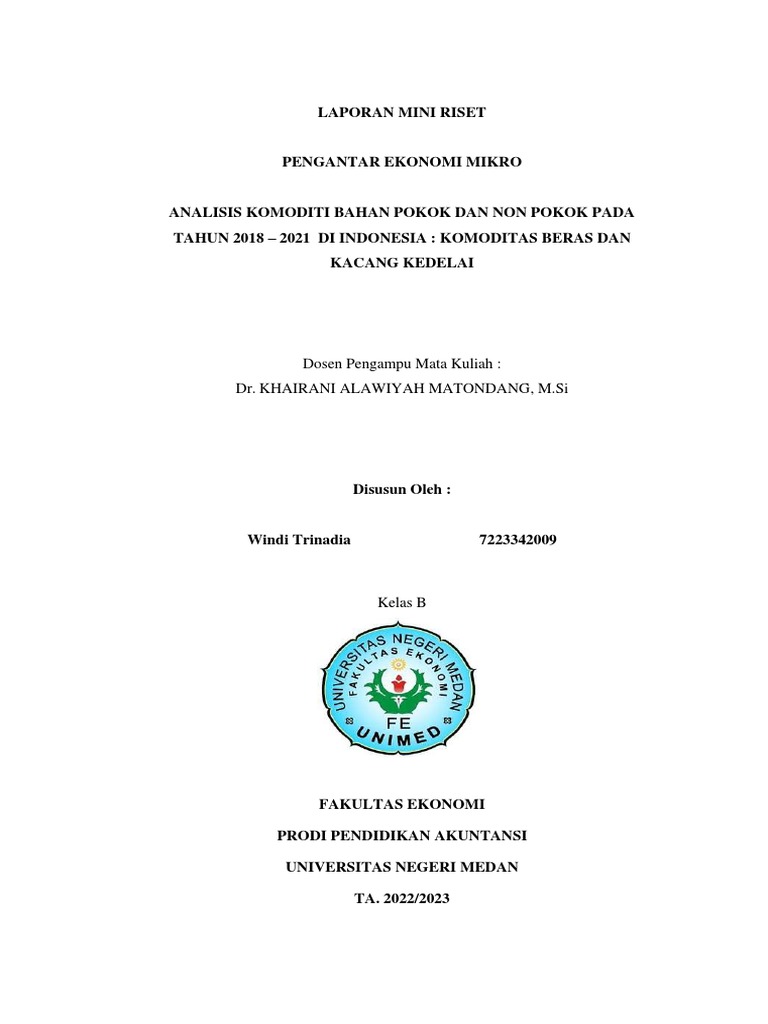 Mini Riset Mikro | PDF