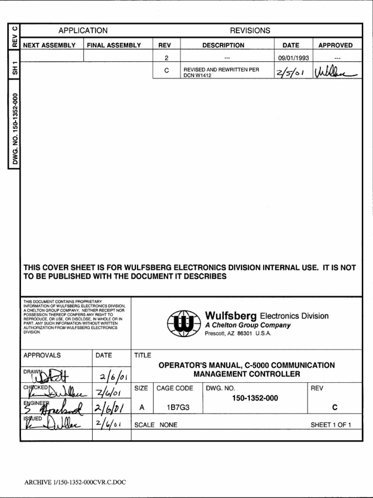C-5000 Operators Manual | PDF