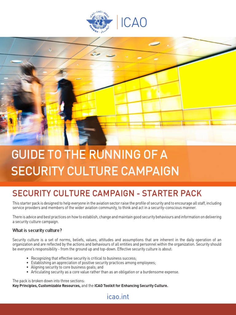 Aviation Security Culture Guide | PDF | Airport | Securities