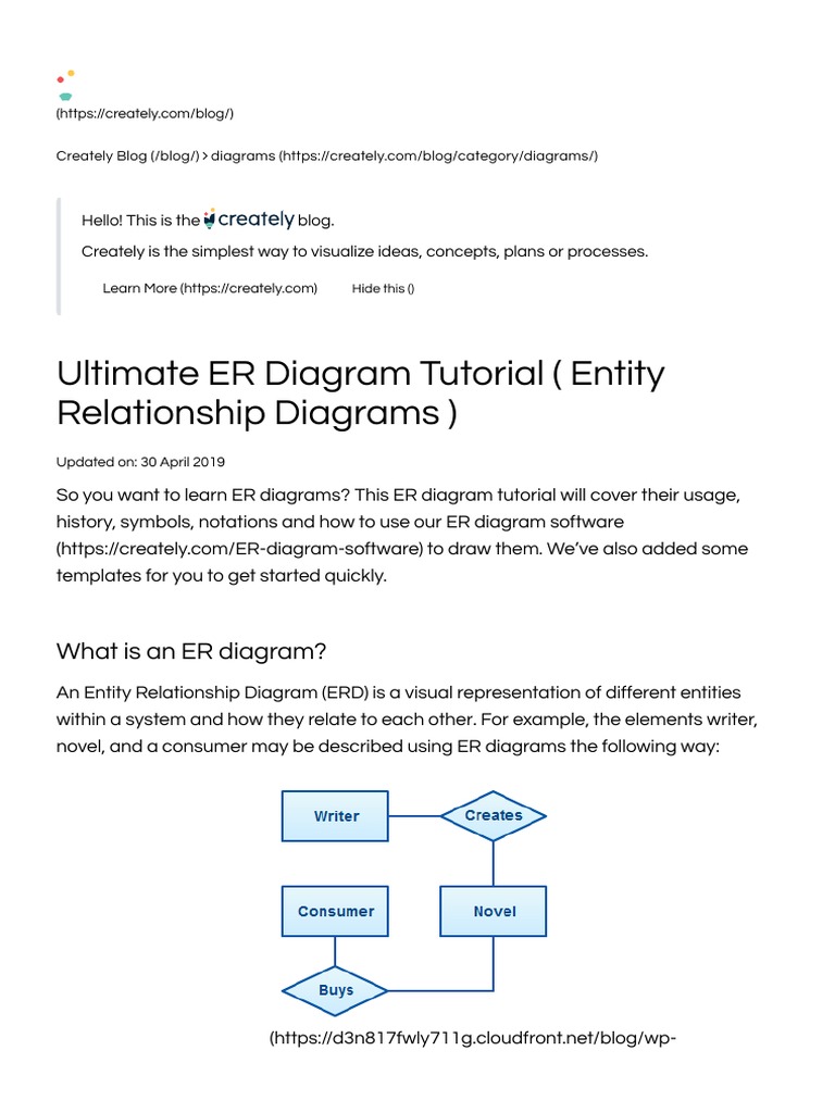 ER Diagram Guide for Beginners | PDF | Computing | Data