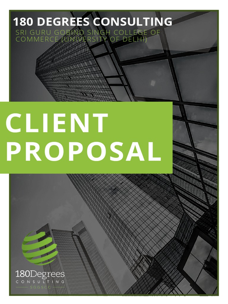 180DC Client Proposal | PDF | Consultant | Social Media