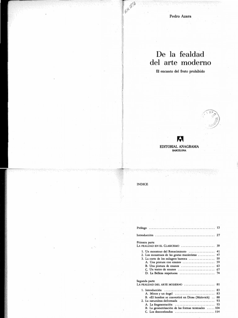 Fealdad y Arte Moderno en Picasso | PDF | Pablo Picasso | Pinturas