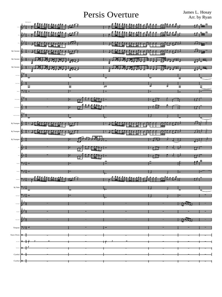 Persis Overture Wind Band | PDF