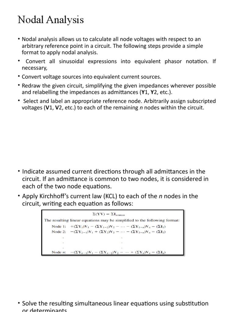 Nodal Analysis Pdf
