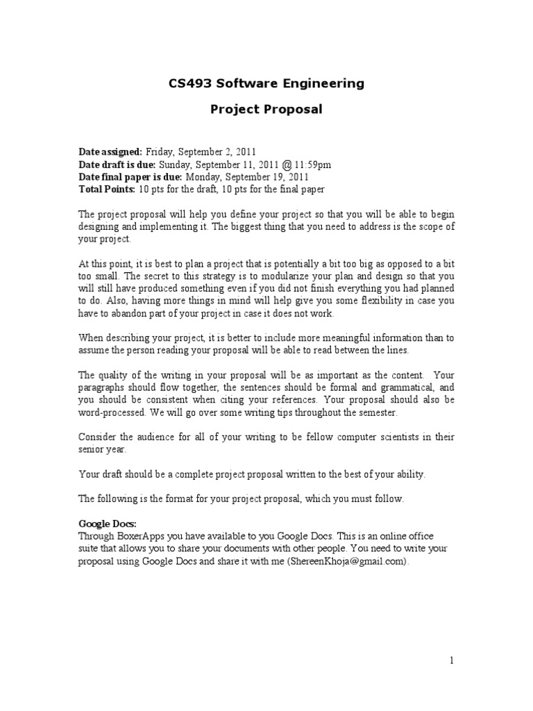 Final Year Software Engineering Project Proposal | PDF | Libraries ...