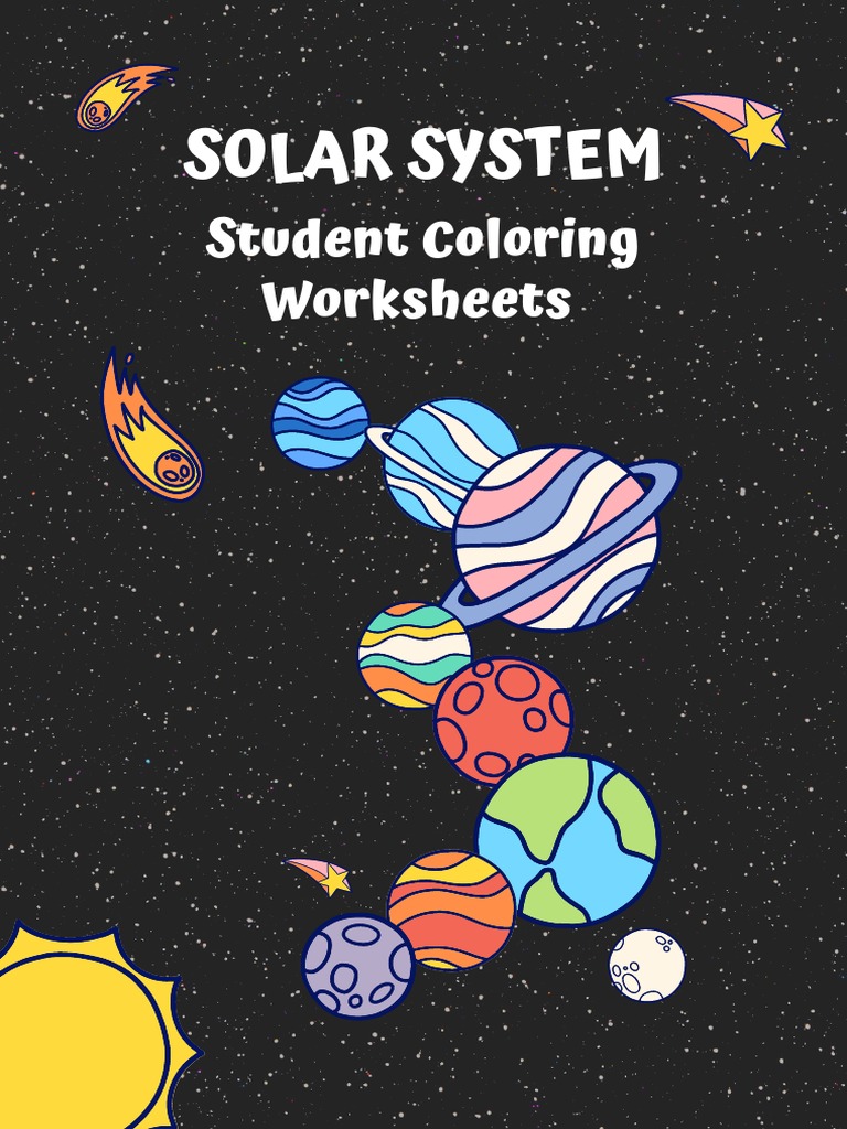 Student WS - Solar System Coloring Book | PDF | Planets | Solar System