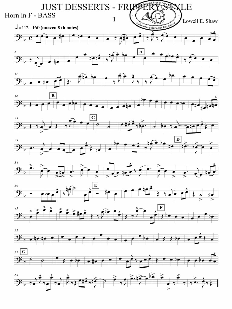 Just Desserts-Frippery Style Horn F | PDF