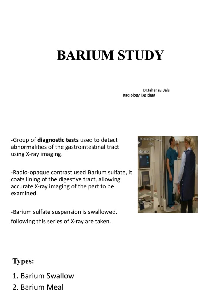 An In-Depth Guide to Barium Studies of the Gastrointestinal Tract | PDF ...