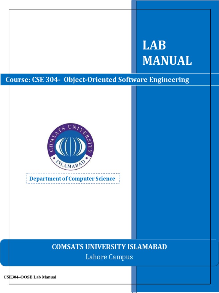CSE304 OOSE Lab Manual PDF | PDF