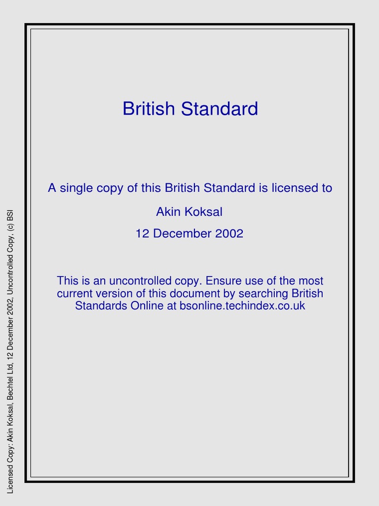 BS en 26848-1991 | PDF