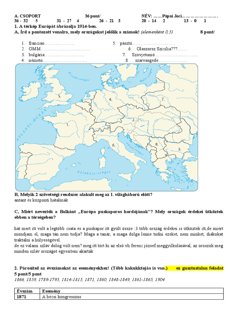 A Modern Kor Születése A (7. Osztály) | PDF