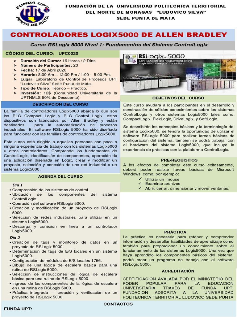 Nivel 01. Fundamentos Del Sistema Control Logix | PDF