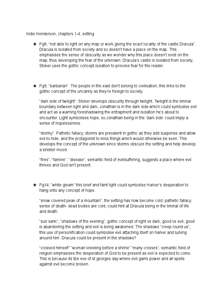 Handout, Setting | PDF | Young Adult