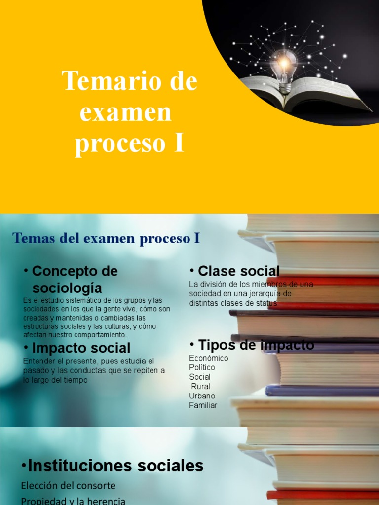 Repaso Examen-Proceso 1 | PDF | Sociedad | Estatus social