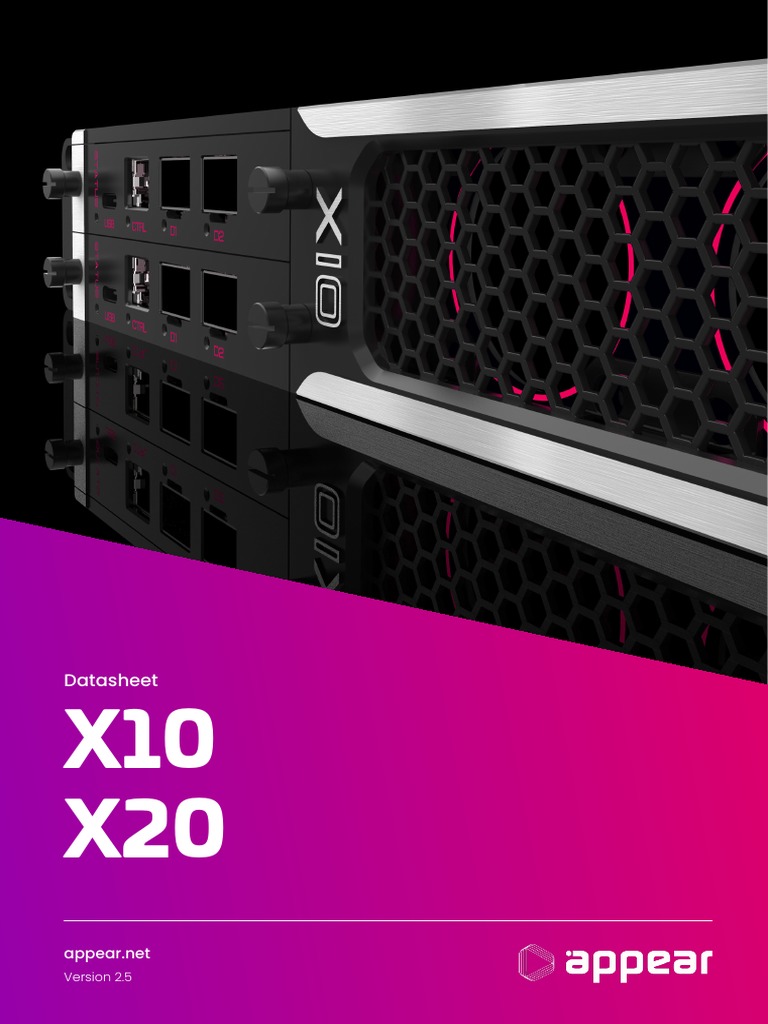 Datasheet X-Platform X10-X20 | PDF