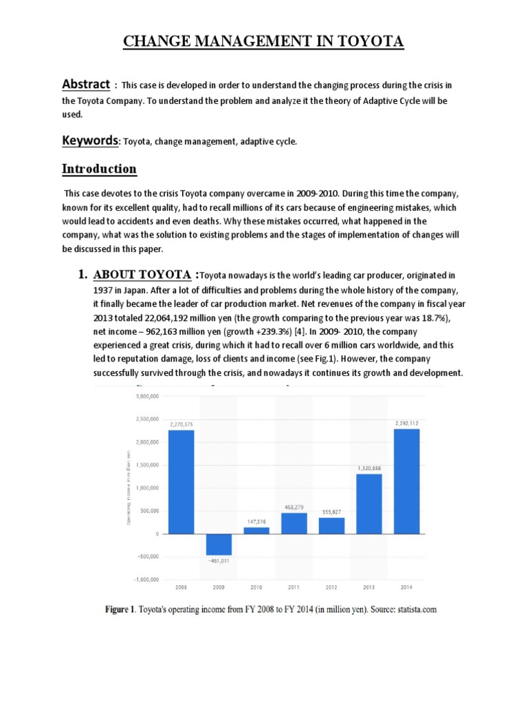 Toyota | PDF | Toyota | Change Management