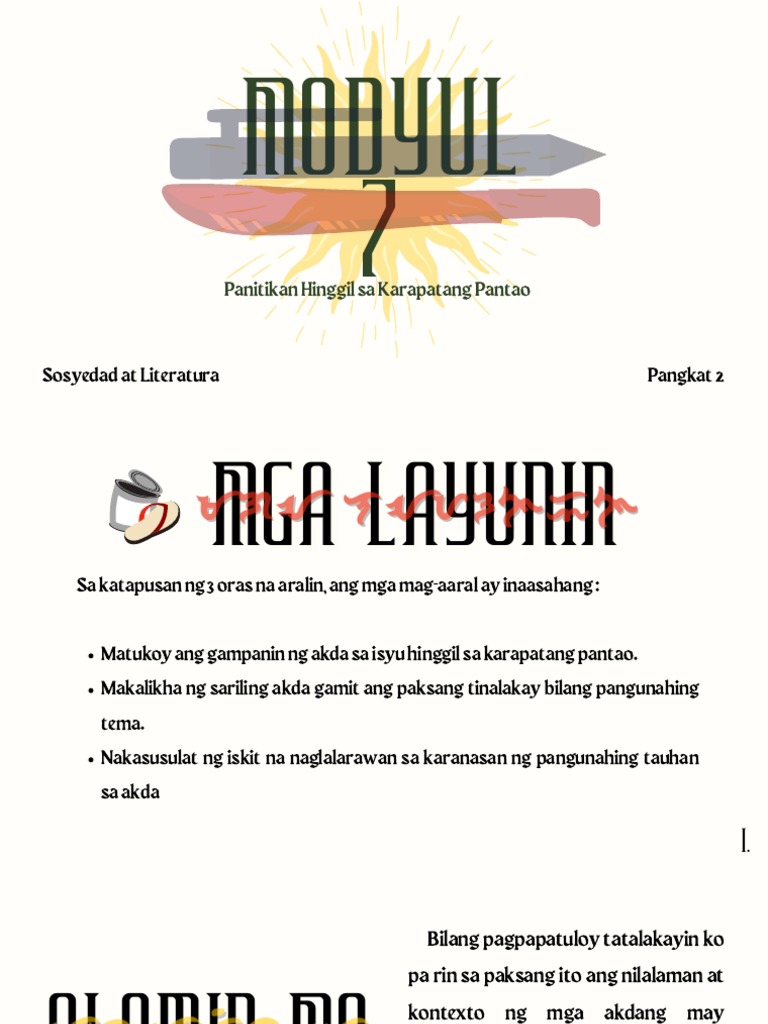 Modyul 7 PPT Na PDF | PDF