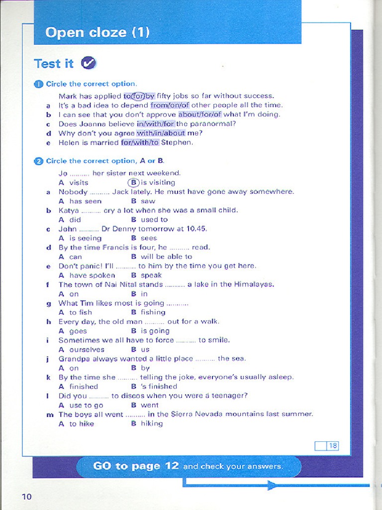 Bourke - and - Maris - FCE - Use - of - English - Handout July | PDF