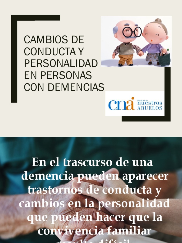 Cambios De Conducta Y Personalidad En El Paciente Con Demencia Pdf