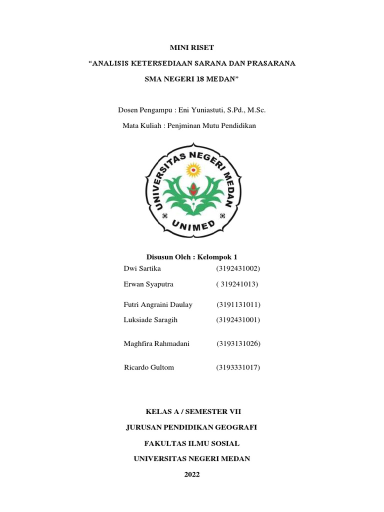 Mini Riset Kel.1 PMP | PDF