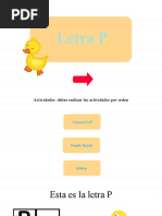 Cuadernillo - Fonema - P | PDF